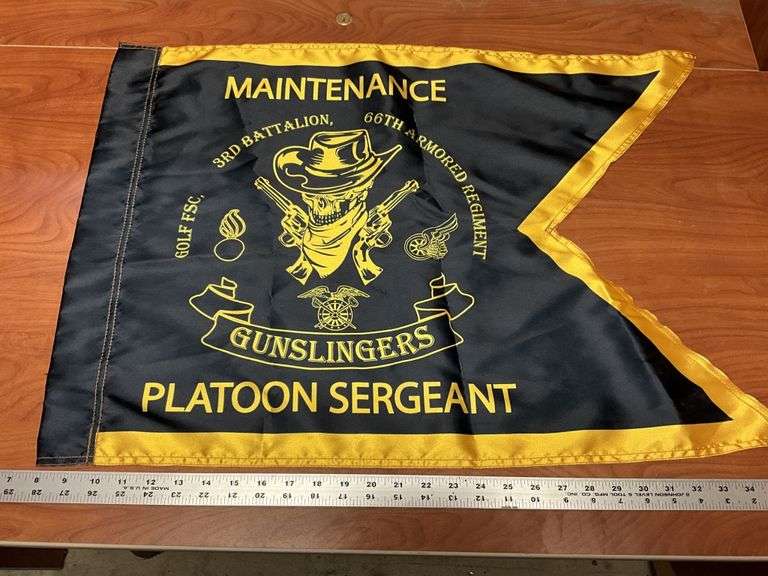 Platoon sergeant flag - Legacy Auction Company