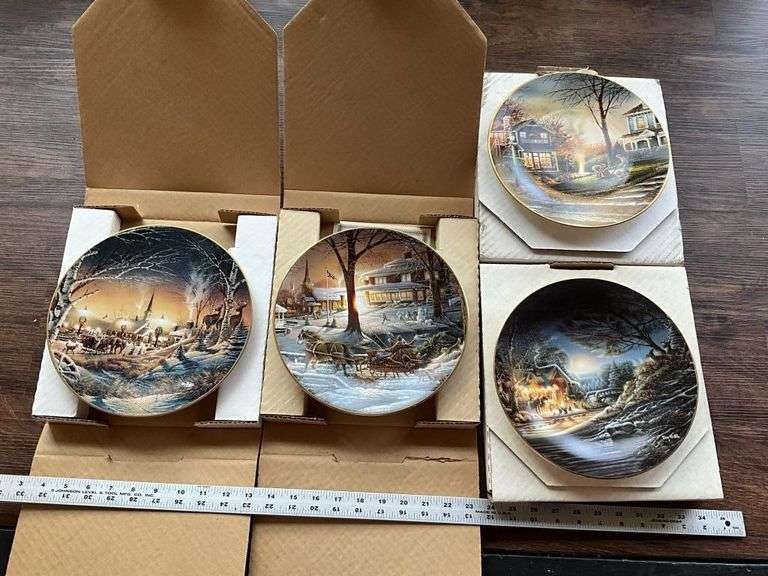 4 Terry Redlin plates - Legacy Auction Company