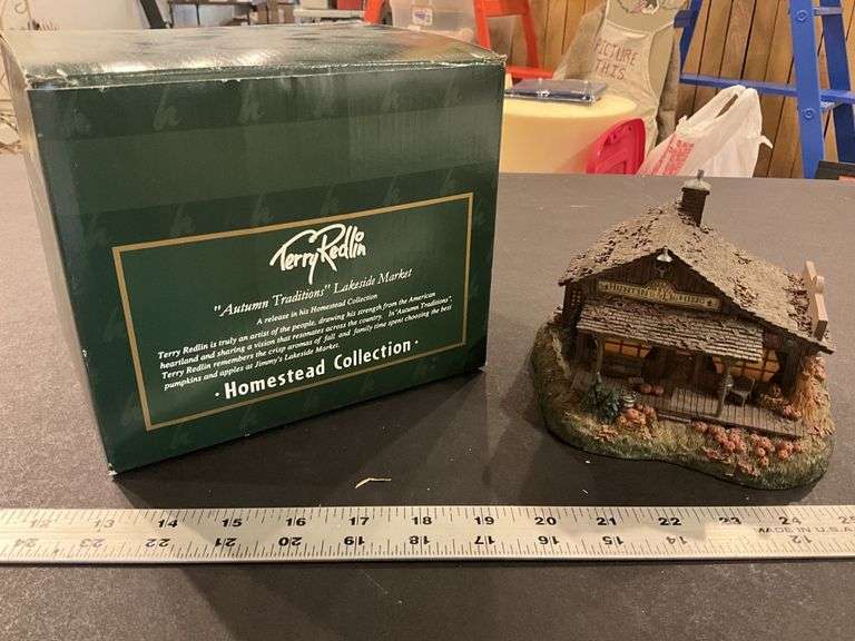 "Autumn Traditions" sculpture by Terry Redlin with box - Legacy Auction ...