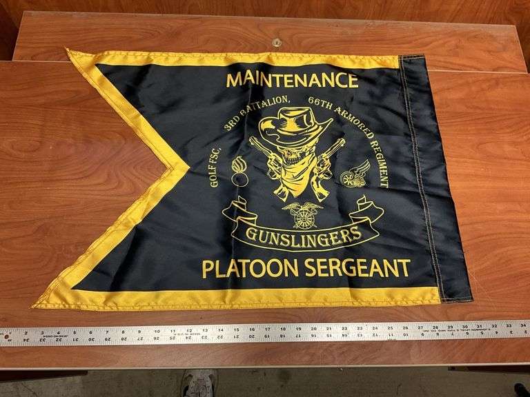 Platoon sergeant flag - Legacy Auction Company