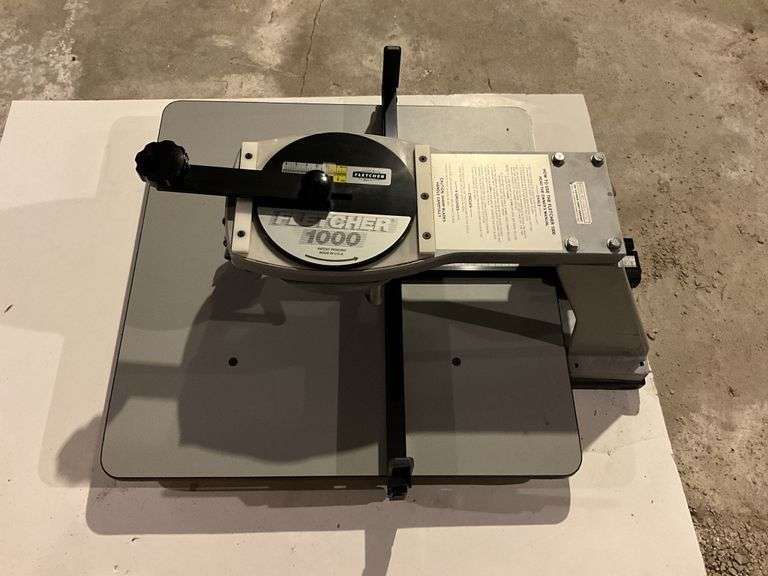 Fletcher 1000 oval mat cutter, In basement, bring help to move ...