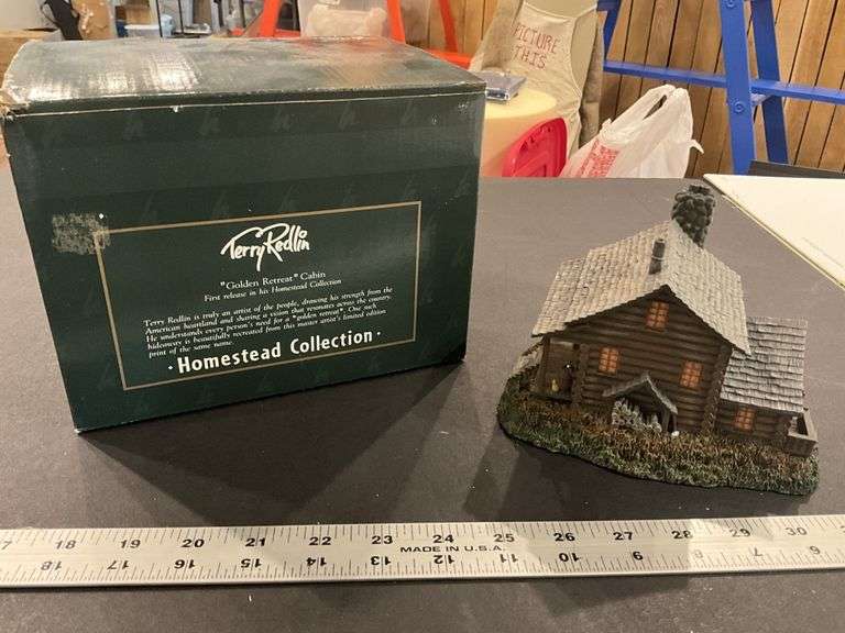 "Golden Retreat" sculpture by Terry Redlin with box, 7172/9500 - Legacy ...