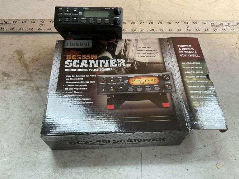 Uniden Bearcat scanner. New in box - Legacy Auction Company