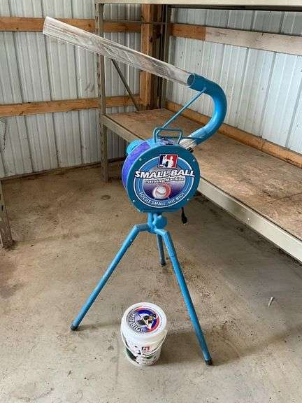 Small-ball pitching machine - Legacy Auction Company