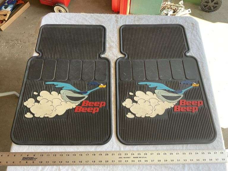 Road Runner floor mats - Legacy Auction Company
