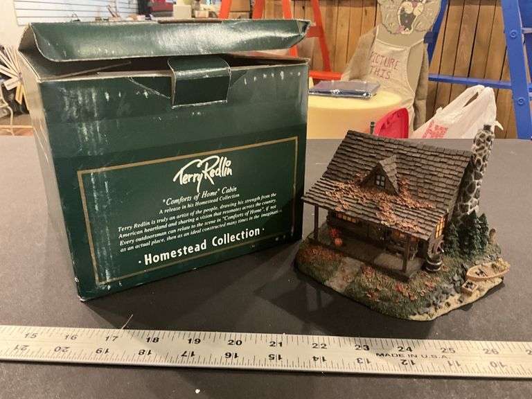 "Comforts of Home" sculpture by Terry Redlin with box - Legacy Auction ...