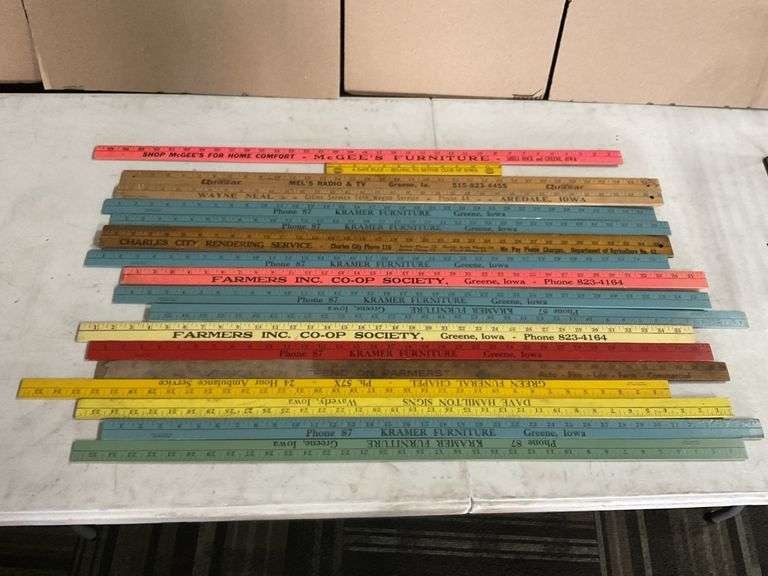 Measuring sticks - Legacy Auction Company