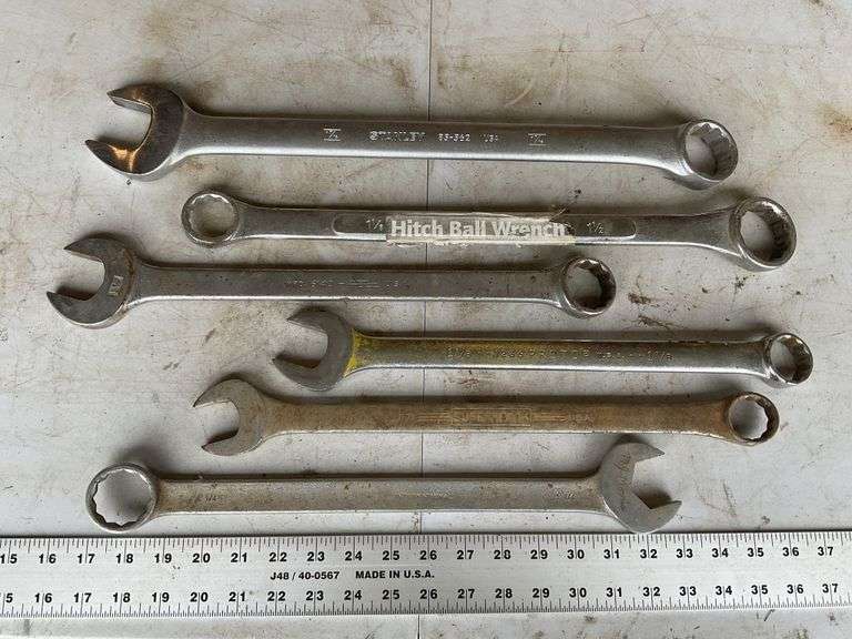 Assorted large SAE wrenches - Legacy Auction Company