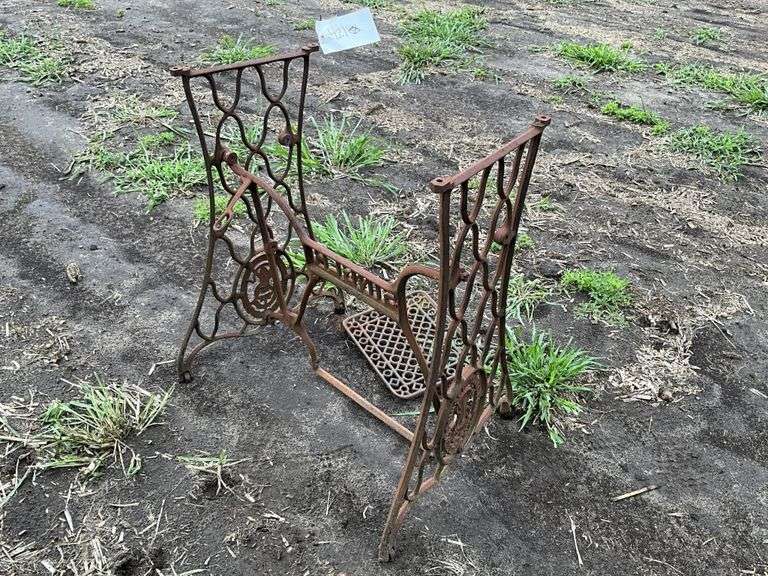 treadle sewing machine base - Legacy Auction Company