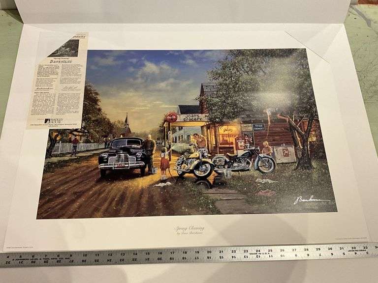 "Spring cleaning" print by Dave Barnhouse, 1452/1950, 30 x 20 - Legacy ...