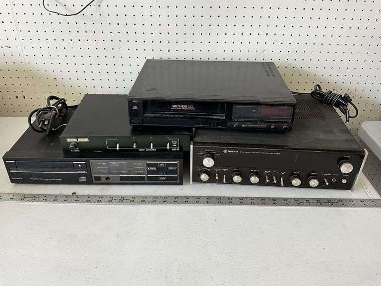 VHS players, AM/FM receiver etc - Legacy Auction Company