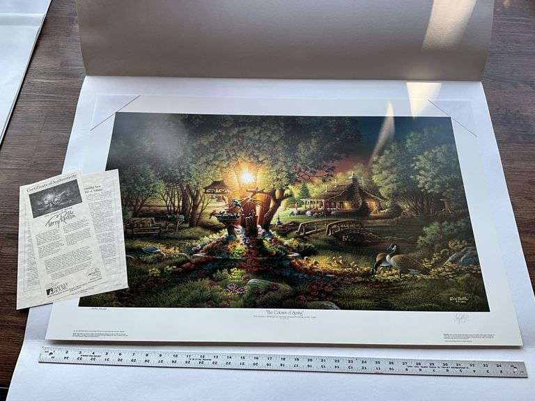 "The Colors of spring" print by Terry Redlin, 2092/9500, 36 x 23 ...