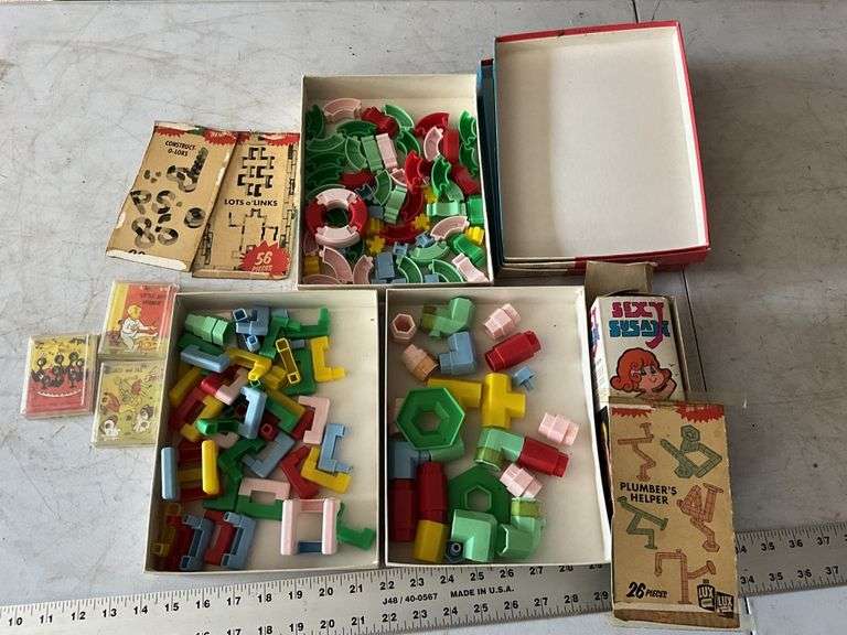 Vintage blocks, games, etc - Legacy Auction Company