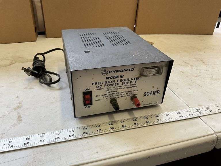 Pyramid precision regulator DC power supply - Legacy Auction Company
