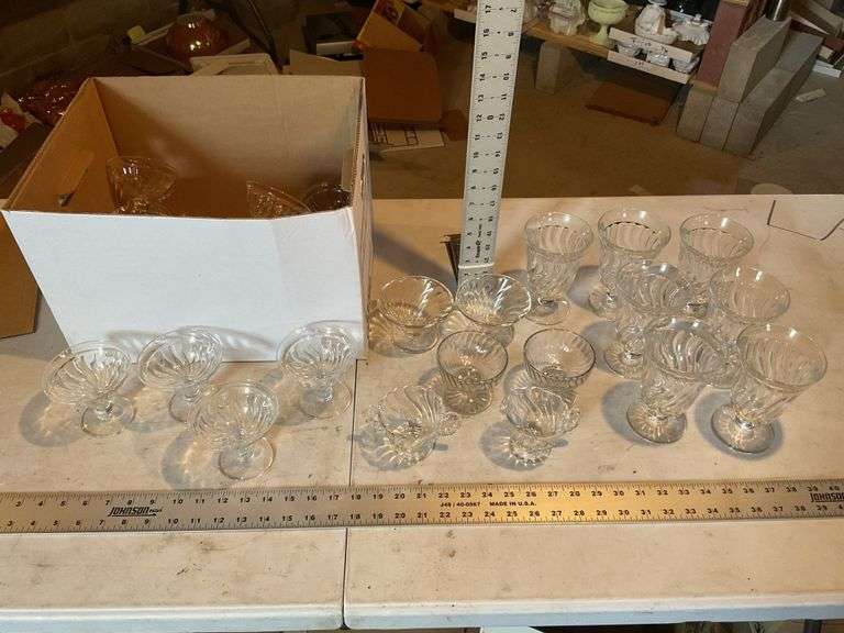 Assorted stemware - Legacy Auction Company