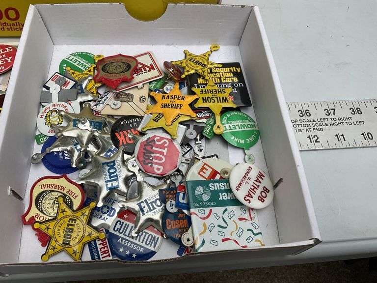 Assorted pins - Legacy Auction Company