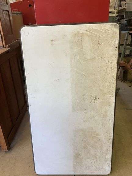 Enamel table top 40 x 22 `and assorted seller - Legacy Auction Company