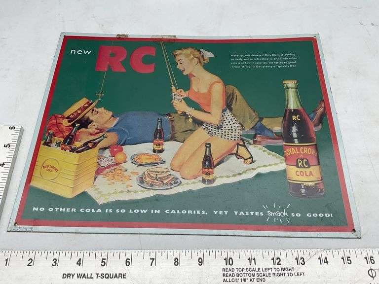 RC Cola metal sign - Legacy Auction Company