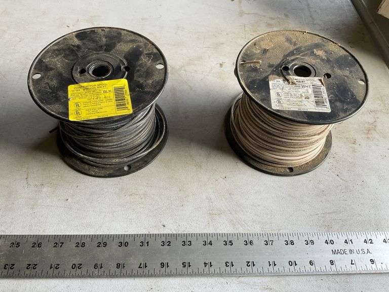 12 ga electric wire spools - Legacy Auction Company