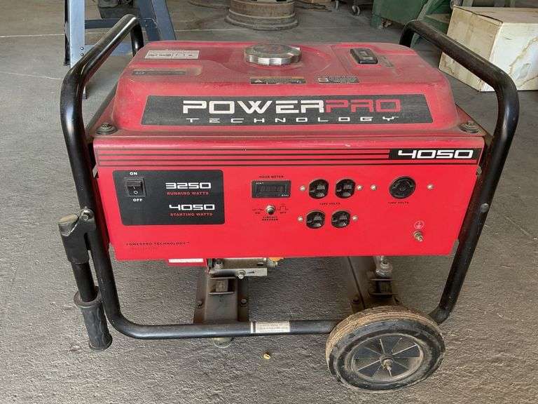 Power pro 4050 starting watts generator - Legacy Auction Company