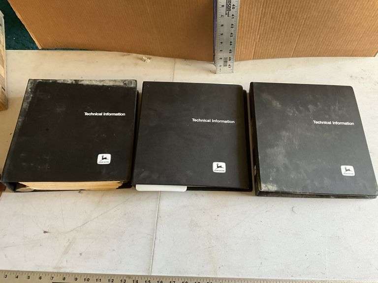 John Deere technical information binders and I & - Legacy Auction Company