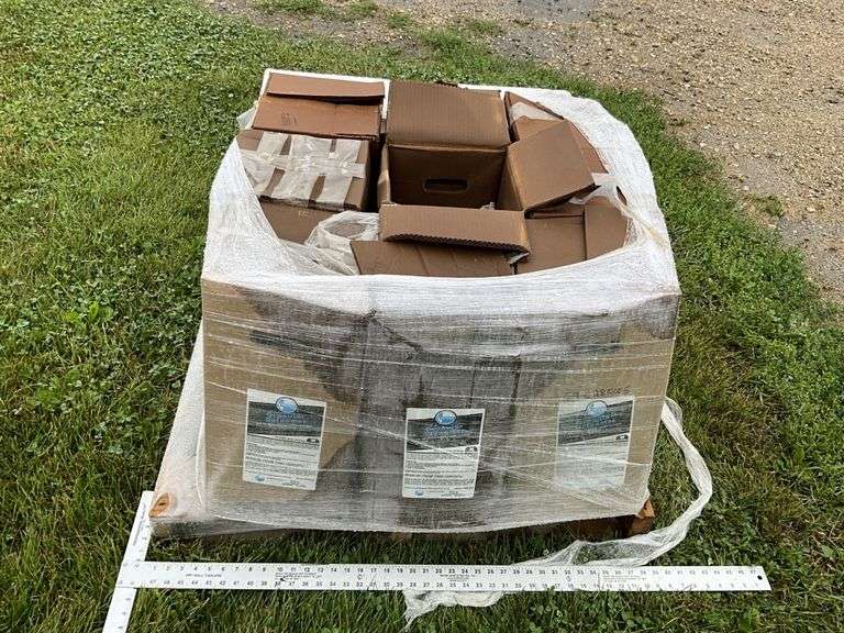 Pallet of 50 lbs boxes of granular defoamer and 3 - Legacy Auction Company