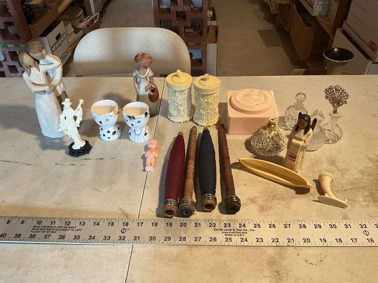 Willow Tree, egg cups, perfume bottles, etc. - Legacy Auction Company