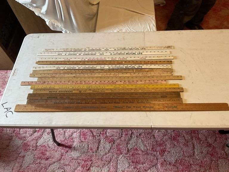 Measuring sticks - Legacy Auction Company