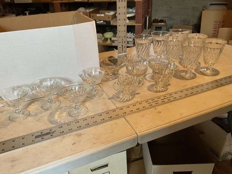 Assorted stemware - Legacy Auction Company