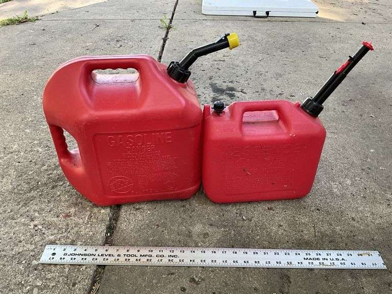 2 gas cans - Legacy Auction Company