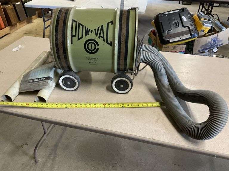 POW-r-vac 10 gallon vacuum with accessories and - Legacy Auction Company