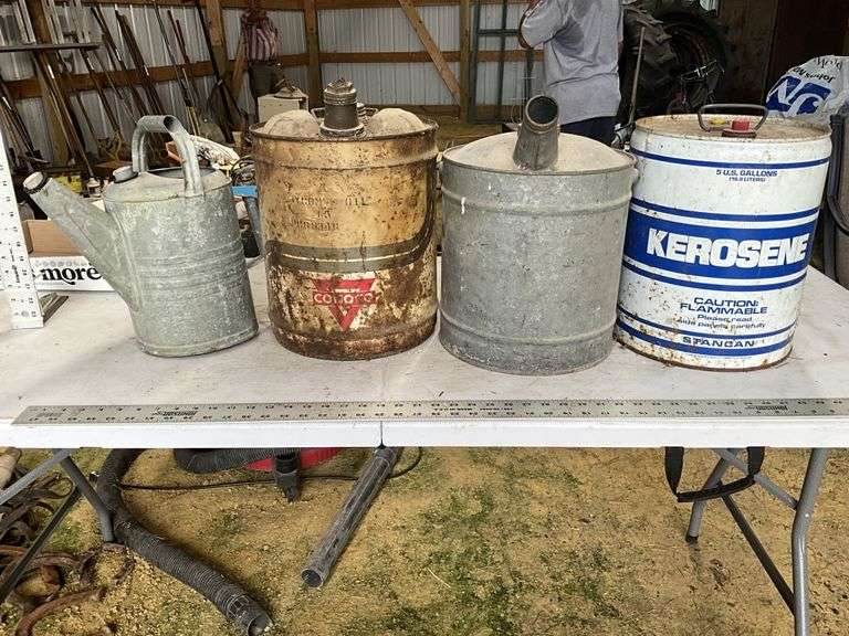 Fuel cans - Legacy Auction Company