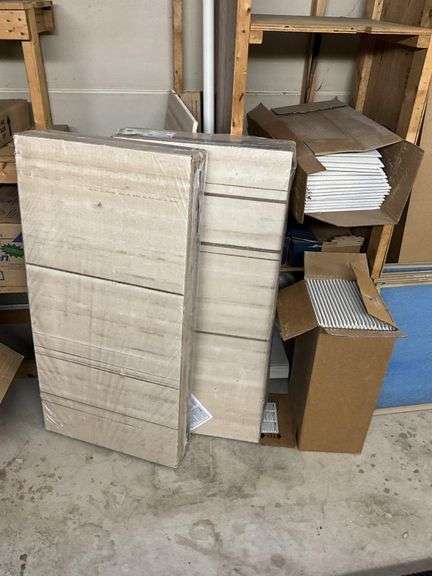 Flooring tiles and ceiling panels - Legacy Auction Company