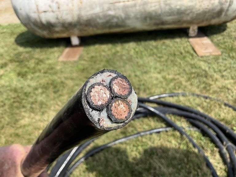 75’ role of direct burial 2/0 WG 600 V electric - Legacy Auction Company