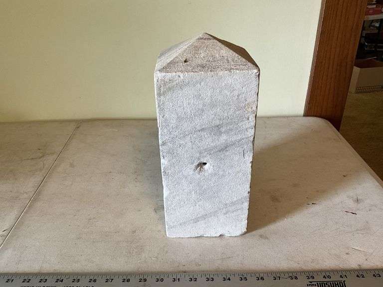 Field find! Marble post - Legacy Auction Company