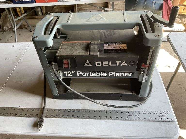 Delta 12"portable planer - Legacy Auction Company