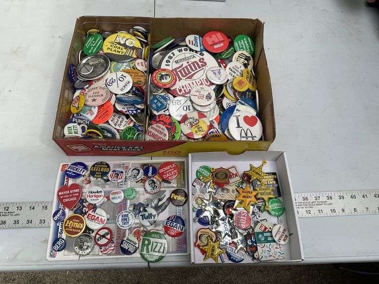 Assorted pins - Legacy Auction Company