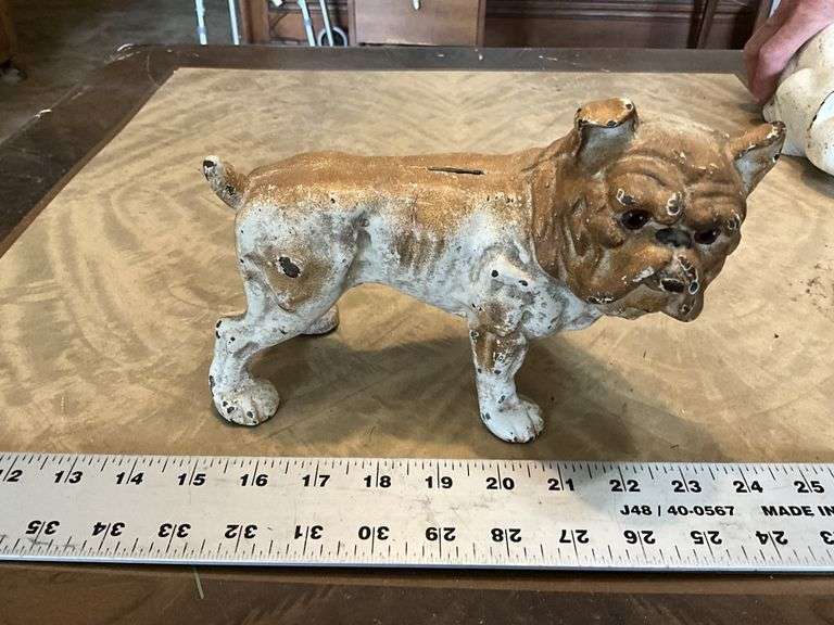 Cast iron dog bank - Legacy Auction Company