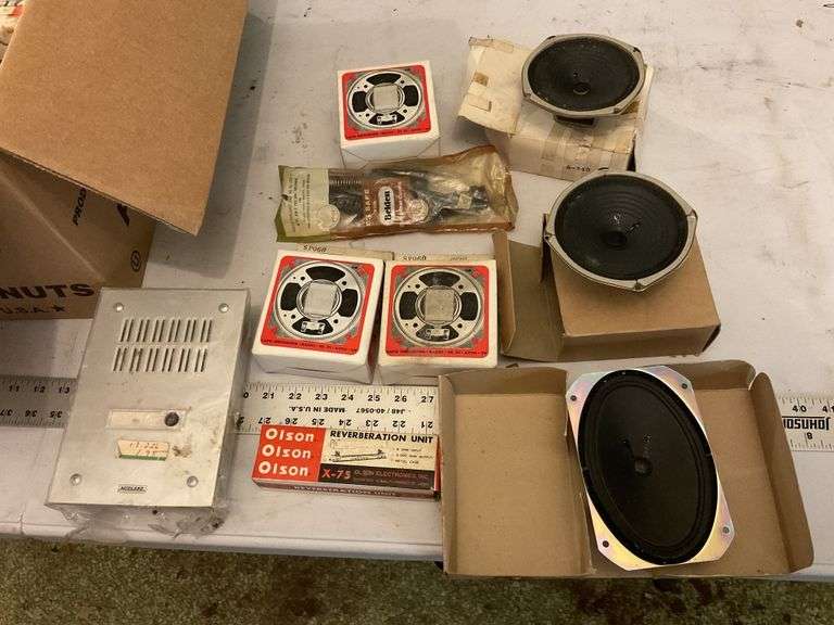 Assorted, new speakers, etc. - Legacy Auction Company