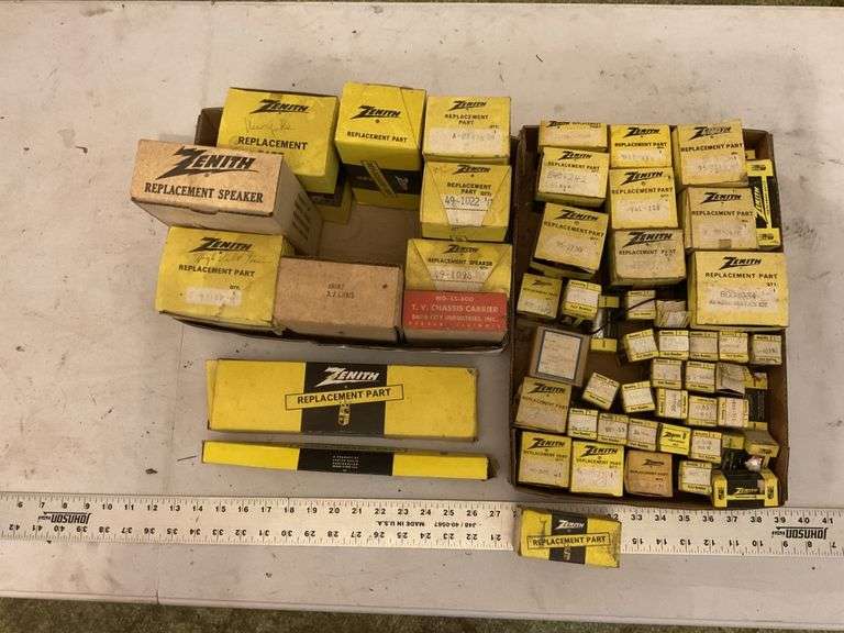 Vintage zenith replacement parts - Legacy Auction Company