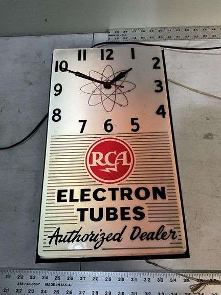 RCA lighted clock, works - Legacy Auction Company