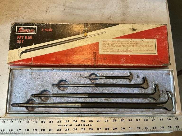 Snap-on pry bar set - Legacy Auction Company