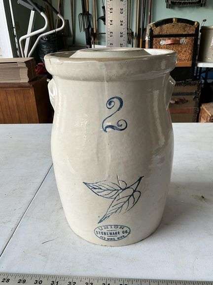 Red Wing Minnesota stoneware Co. 2 gallon birch - Legacy Auction Company