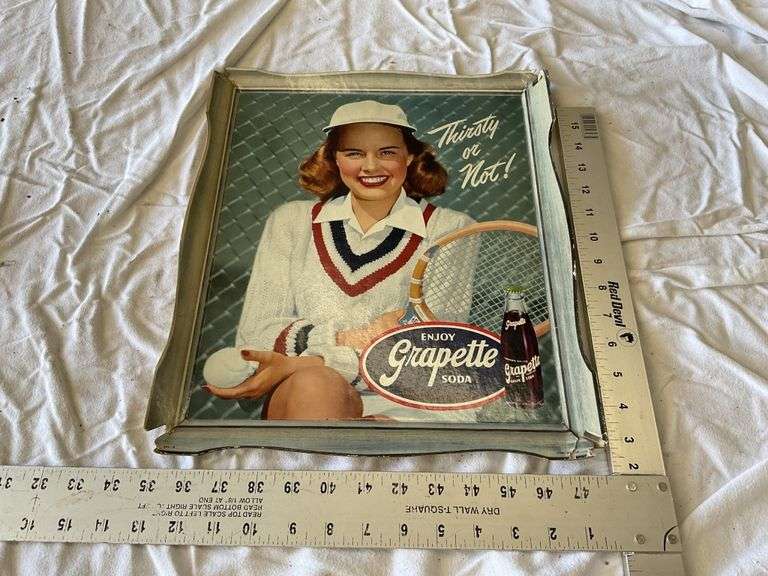 Grapette soda display - Legacy Auction Company