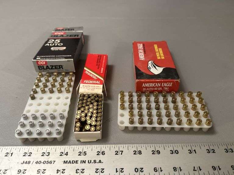 Assorted 25 auto ammo - Legacy Auction Company