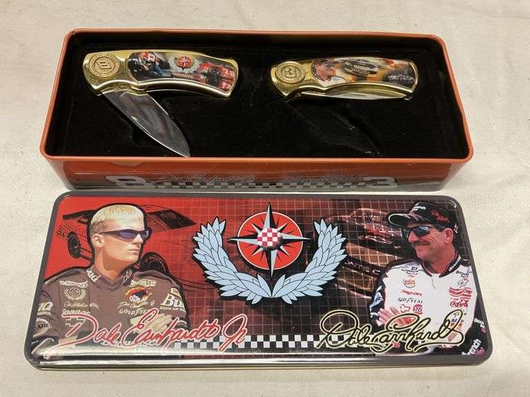 Dale Earnhardt and Dale Earnhardt Jr. knife set - Legacy Auction Company