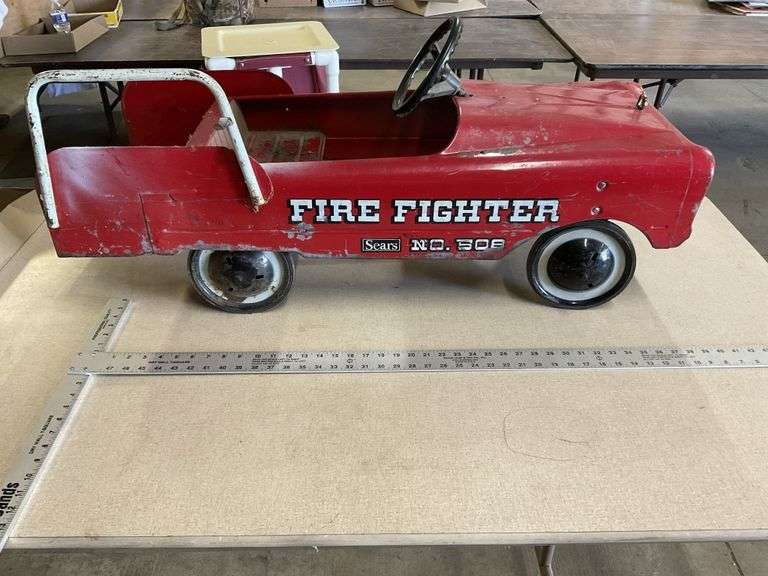 Sears 508 fire fighter pedal car - Legacy Auction Company