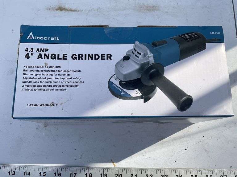 4" angle grinder, new - Legacy Auction Company