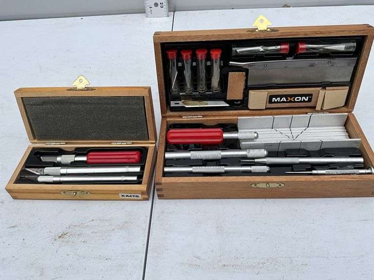 Maxon carving tools, Xacto - Legacy Auction Company