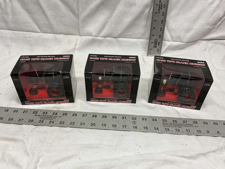 Case 1170 Black Knight tractors - Legacy Auction Company